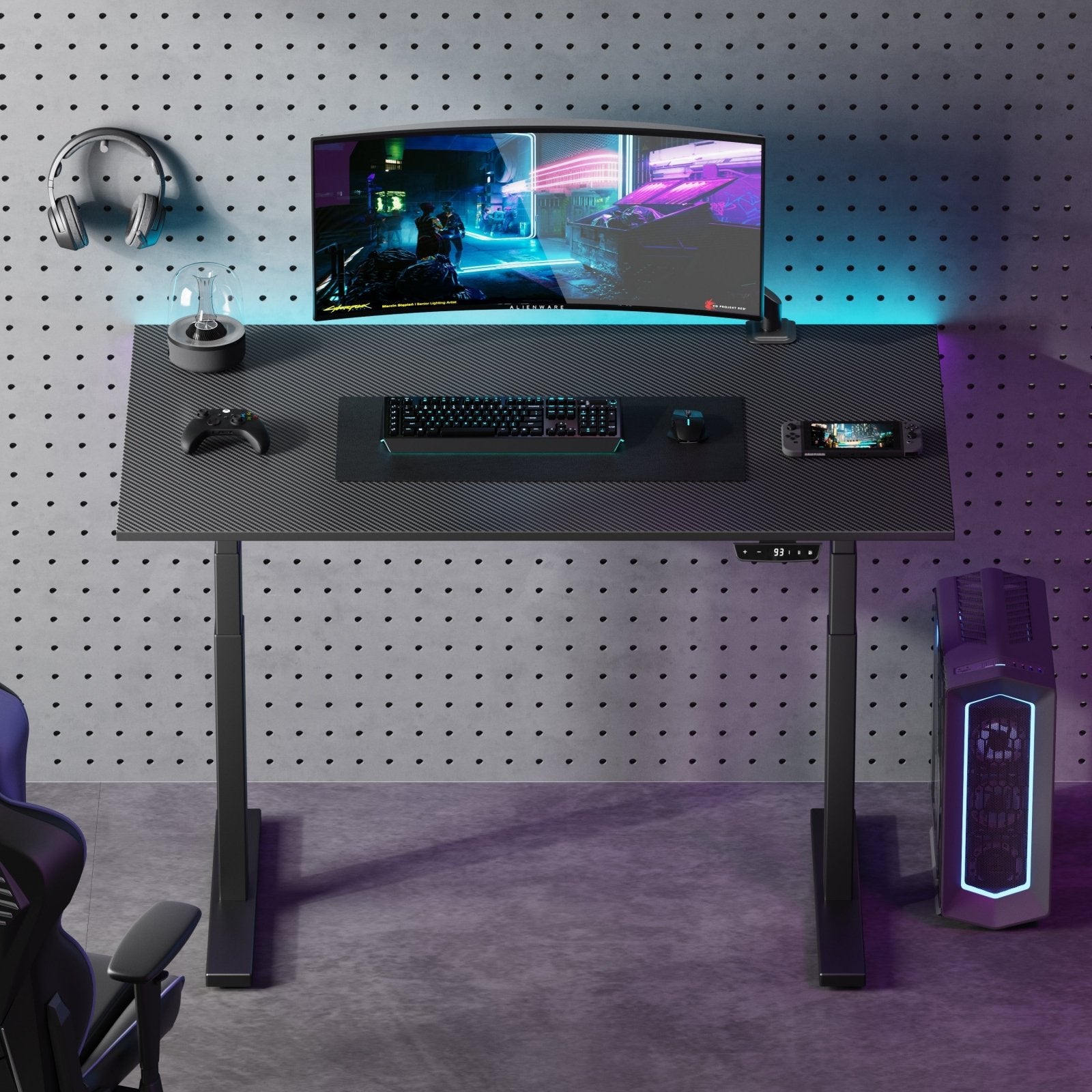 Raka | Sit-Stand Gaming Desk - IVONO